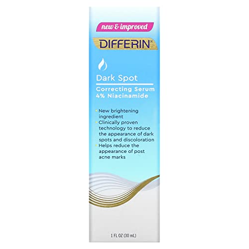 Differin Dark Spot Correcting Serum for Acne Prone Sensitive Skin, 1 oz ...