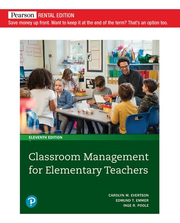 Amazon.com: Classroom Management for Elementary Teachers [RENTAL ...
