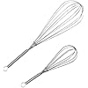 Amazon.com: Whisks for Cooking Set, Stainless Steel Wisker for Baking ...