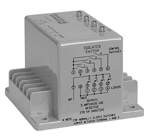 Single Channel Isolated Switch 120 VAC, SPST-N/O, 5A @ 120VAC, Plug-In ...