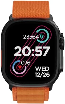 Nu Republic Creed Ultra Smartwatch with 2.0" HD Display, BT Calling ...