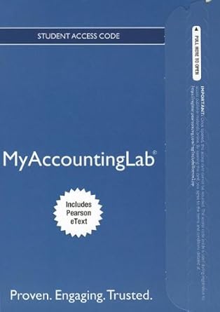 NEW MyLab Accounting with Pearson eText - Access Card - for Financial ...