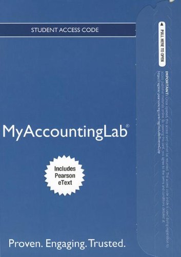 NEW MyLab Accounting with Pearson eText - Access Card - for Financial ...