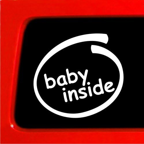 Amazon.com - Sticker Connection | Baby Inside Baby on Board | Bumper ...