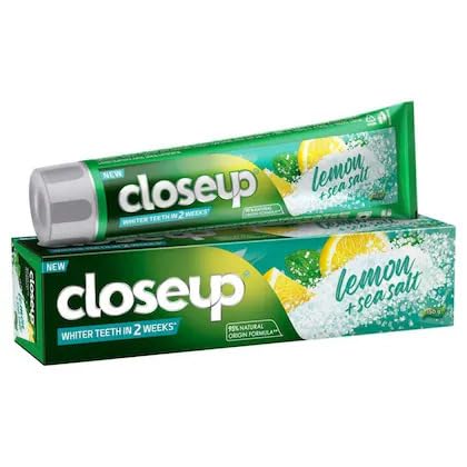 Buy Close Up Lemon and Sea Salt Toothpaste 150g Online at Low Prices in ...