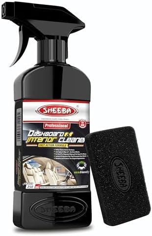 SHEEBA Dashboard & Interior Cleaner for Various Car Surfaces of Plastic ...