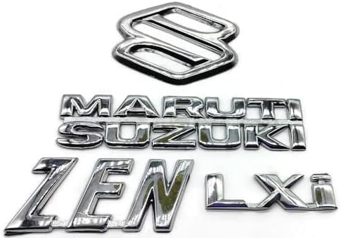 SINEX CAR Emblem Monogram/logo/Badge/Decals/3D/sticker Zen LXI Maruti ...