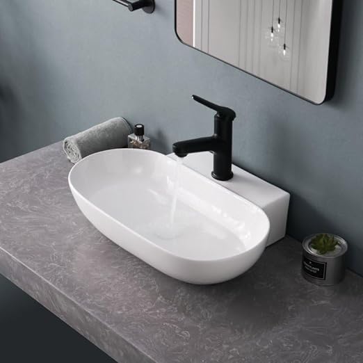 REMANENCE Ceramic Countertop Wash Basin | Designer Table Top Bathroom ...