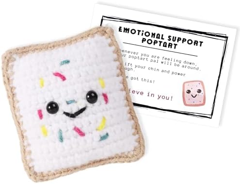 Amazon.com: Emotional Support Pop Tart, Handmade Funny Positive Food ...