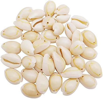 100pcs Natural Spiral Sea Beach Cowrie Shell Beads for DIY Craft ...
