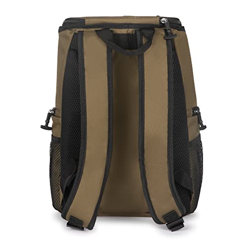 Snapklik.com : Lightweight Backpack Cooler, Olive, 15 Can, Portable ...