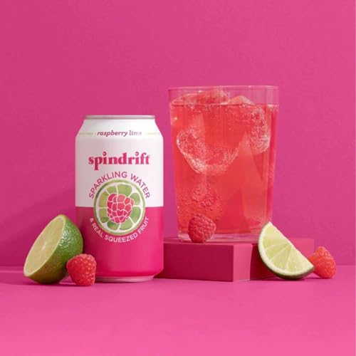 Snapklik.com : Spindrift Sparkling Water, 6 Flavor Assorted Variety Sampler Pack, Made