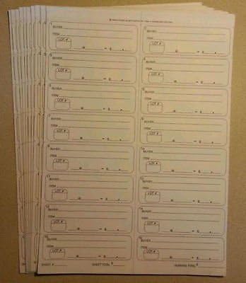 Amazon.com: Auction Clerking 10 Sheets Tickets 3 Part Receipts ...