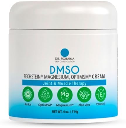 Amazon.com: Dr. Robaina DMSO Cream - 99.9% Pure Pharmaceutical Grade ...