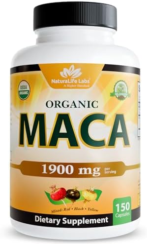 Amazon.com: NaturaLife Labs Organic Maca Root – Black, Red & Yellow ...