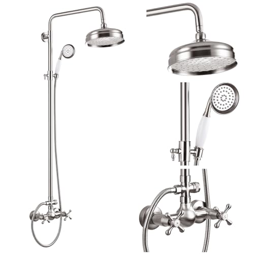 Snapklik.com : Gotonovo Bathroom Exposed Shower Faucet Set