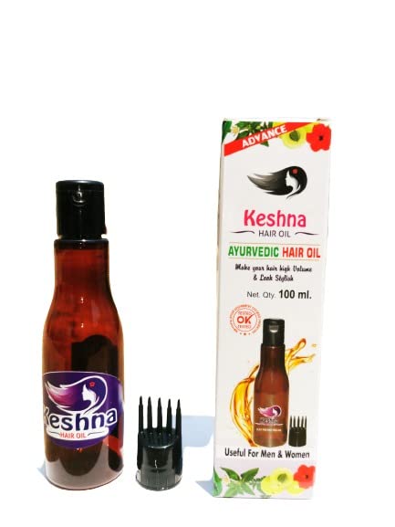 Buy KESHNA Natural Hair Oil with Bhringraja,Aloe Vera,Amla And Hibiscus ...