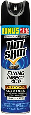 Amazon.com: Hot Shot Flying Insect Killer3 Aerosol, Clean Fresh Scent ...