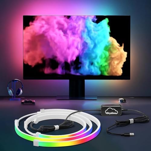 Amazon.com: Aourow Gaming Monitor LED Backlight,Screen Color & Music ...