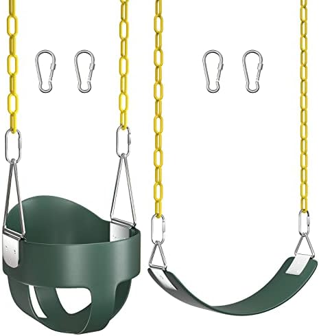 Toddler Swing Set, AGPTEK Toddler Swing Heavy Duty Bucket Swing with ...