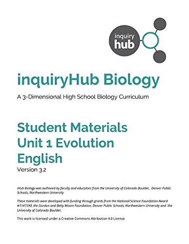 Amazon.com: Student Materials for Ihub Biology Unit 1 Evolution ...