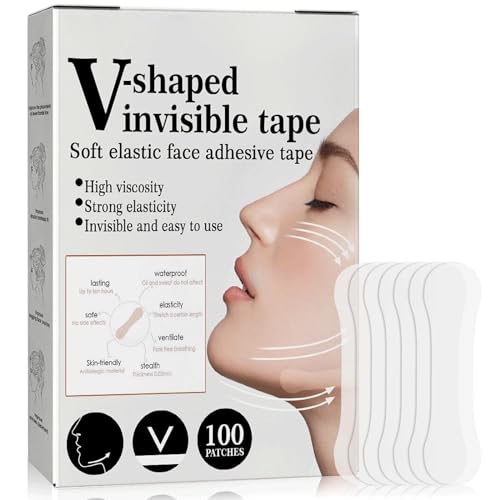 Face Lift Tape Invisible, 100PCS Face Lift Tape, Anti Wrinkle Patches ...