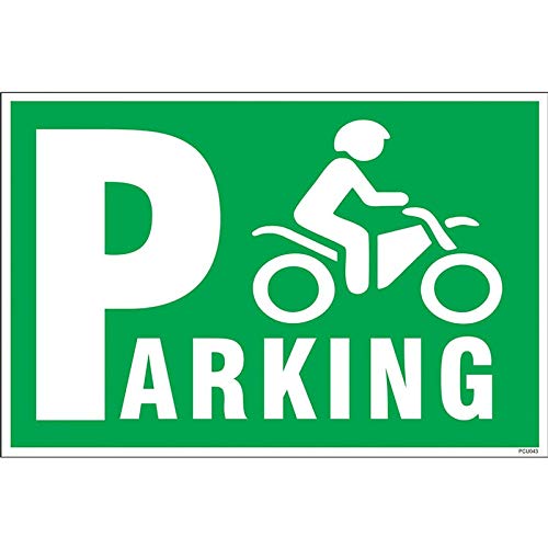 Protector Sign Two Wheeler Parking sign Set Of 3 : Amazon.in: Office ...