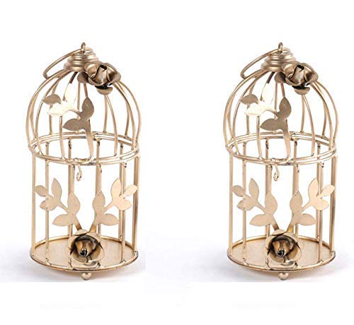 Buy Cage Tea Light Holder (Length 10CM x Width 10CM x Height 20CM ...