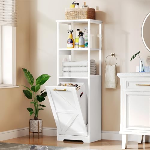 Amazon.com: Giantex Tilt Out Laundry Hamper - Laundry Hamper Cabinet ...