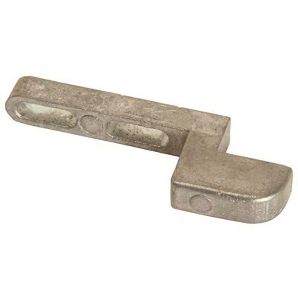 Snapklik.com : Brixwell 12-212-XCP2 5/16 In Patio Door Strike Keeper Zinc