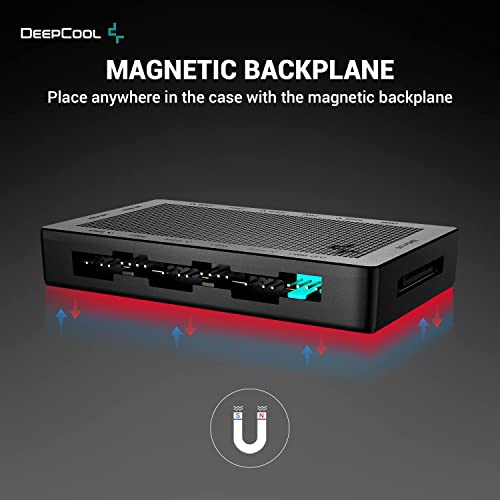 DeepCool SC790 ARGB and PWM HUB,6 Ports for Addressable RGB Lighting ...