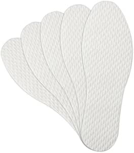 Amazon.com: 10 Pairs Disposable Shoe Liners Breathable Thin Insoles ...