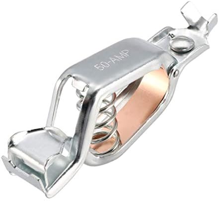 Amazon.com: uxcell Battery Test Clip 50 Amp Spring Clamp Replacement ...