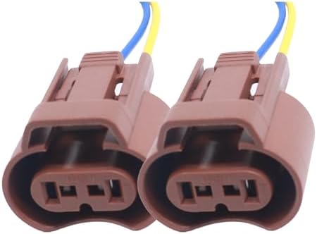 Amazon.com: HiSport 9006 Headlight Plug Female Adapters Connector ...