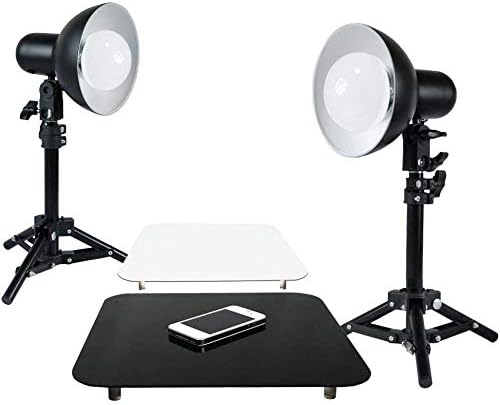 Amazon.com : LimoStudio 2 x 18W LED Table Top Lighting Stand Kit with ...