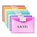 LOCCY 8 Pack Plastic Wallets A4 Folders for Paperwork, 8 Colors ...
