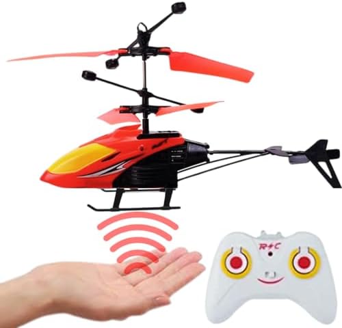 Buy KIDZYMON® RC Helicopter with Hand Gravity Sensor, Flying Remote ...