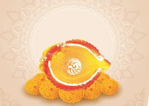 Buy Yellow Diya's | Diyas for Pooja (Pack of 1) Online at Low Prices in ...