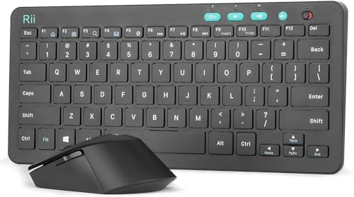 Amazon.com: Macally Small Wireless Keyboard and Mouse Combo for PC - an ...