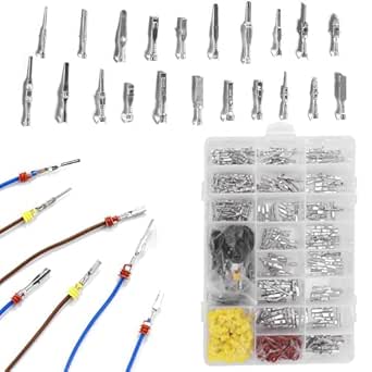 708pcs/set Connector Pins Terminal Kit, Car Electrical Wire Terminal ...