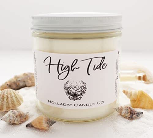 Amazon.com: Holladay Candle Co High Tide Candle 14 ounce Candle Soy Wax ...