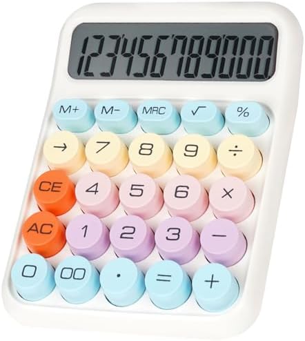 DANRONG Mechanical Switch Calculator with Big Buttons, Calculators ...