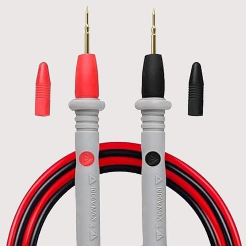 GILHOT Multimeter Cord Probe Set Test Cable Pair 10 A Sharp Lead Needle ...