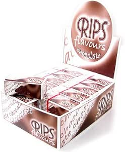 RIPS Chocolate Flavoured Cigarettes Rolling Papers - Pack of 24, 300 g ...