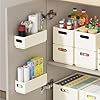 Amazon.com: TiLeMiun Over Cabinet Door Organizer Plastic Adhesive ...