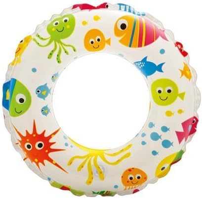 Amazon.com: Intex Lively Print Inflatable Swim Ring/Pool Tube/Raft 20 ...
