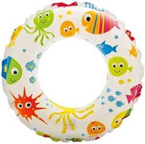 Amazon.com: Intex Lively Print Inflatable Swim Ring/Pool Tube/Raft 20 ...
