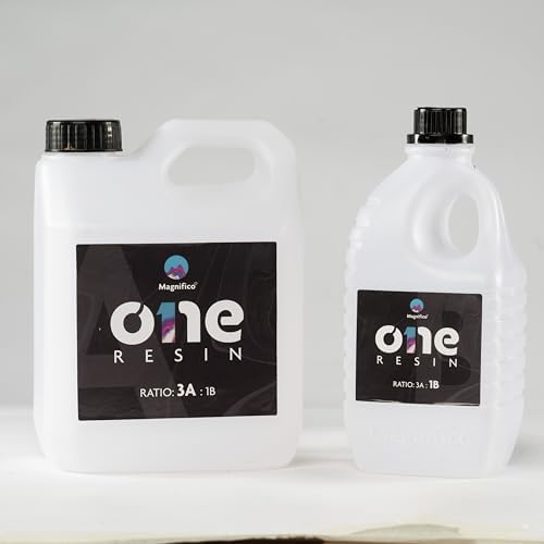 Magnifico One Resin with Hardener, All Purpose Crystal Clear with ...