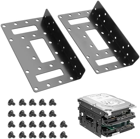 Amazon.com: YAODHAOD 2.5" to 3.5" SSD/HDD Mounting Bracket, Up to 4 2.5 ...
