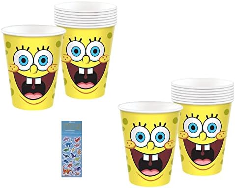 Amazon.com: Unique Spongebob SquarePants Birthday Party Supplies Bundle ...